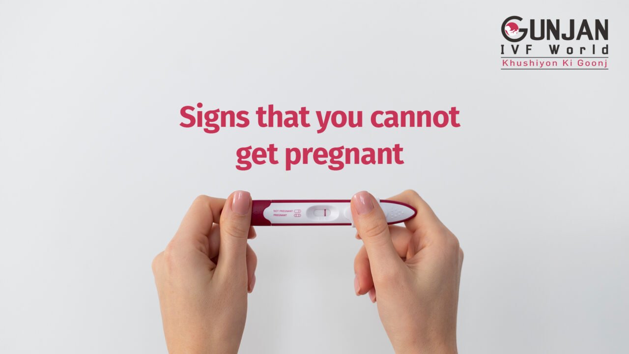 Signs you can't get pregnant - Gunjan IVF World - North India Best IVF ...